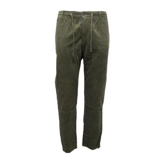 Daniele Alessandrini Cord Couture Hose Almada Stil - - Trousers - Herren - Gr&uuml;n - XL