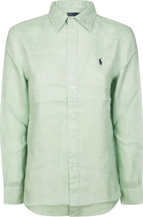 Polo Ralph Lauren Knopfleiste Hemd - - Blouses & Shirts - Damen - Gr&uuml;n - XL