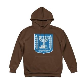 Generic Sweat &Agrave; Capuche Isra&euml;l Embl&egrave;me National pour Hommes Adultes Et Adolescents Doublure Polaire Sweatshirt pour Patriotes Hoodie Hommes Femmes Pull &Agrave; Capu