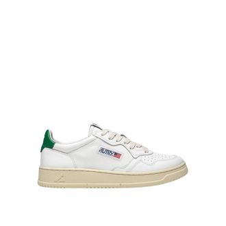 Autry Vintage-Style Low-Top Leder-Sneakers - - Shoes - Damen - Wei&szlig; - 38 EU