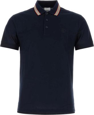 Burberry Homme, Tops, Bleu, Taille: 2XL Piquet Polo