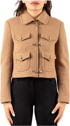 Fay Femme, Vestes, Brun, Taille: 44 FR Veste 3 Crochets