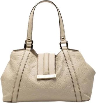 Gucci Sac &agrave; main The New Ladies Pre-owned - Femme - Pre-owned - Beige - Taille: ONE Size