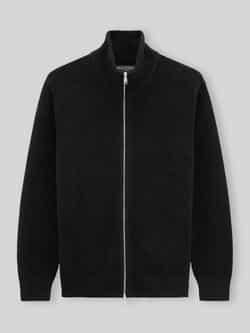 Marc O'Polo Strickjacke mit Zweiwege Rei&szlig;verschluss