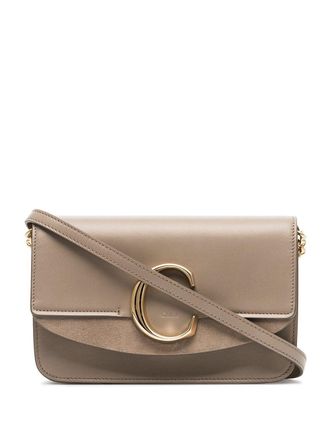 Chlo&eacute; sac port&eacute; &eacute;paule colour block - Tons neutres