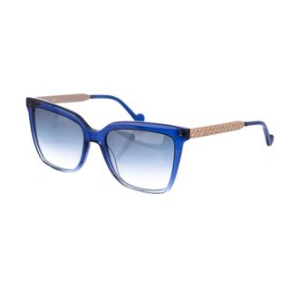 Liu Jo Quadratische Sonnenbrille mit Metalldetail - - Accessories - Damen - Blau - ONE SIZE