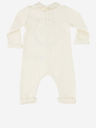 Gucci Girls Baby Cotton One-Piece White Rompers