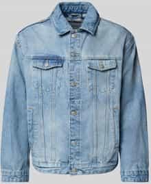 Review Regular Fit Jeansjacke aus reiner Baumwolle