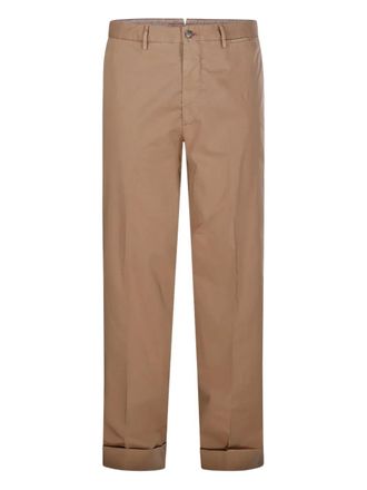 Santaniello pantalon à coupe droite - Marron