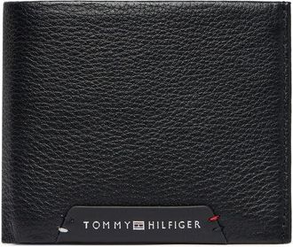 Tommy Hilfiger Geldb&ouml;rse Th Corp Mini Cc AM0AM14788 Schwarz