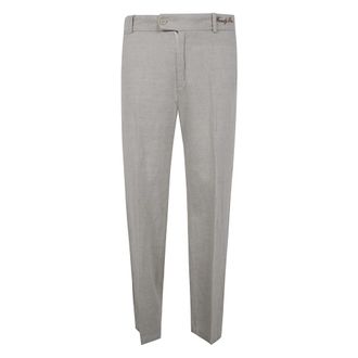 Family Fir$t Milano Leinenhose - - Trousers - Herren - Grau - 2XL