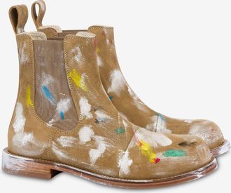 Moschino Beatles aus Wildleder - Beige