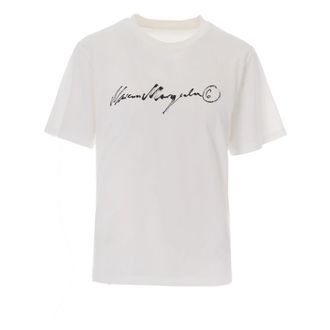 Maison Margiela T-Shirt - - Tops - Damen - Wei&szlig; - L
