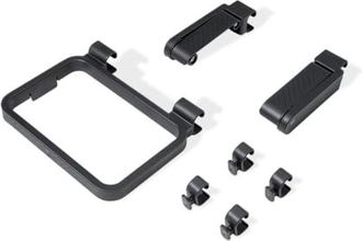 Weber Works Organiser Kit/Snap On Accessories for Side Rails on Works Side Tables, Dishwasher Safe, Includes Kitchen Roll Holder, Bin Bag Holder and 4 Tool 