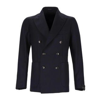 Tagliatore Zweireihiger Blazer - - Jackets - Herren - Blau - XL