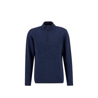 Barbour Pull droit &agrave; col montant en laine m&eacute;lang&eacute;e