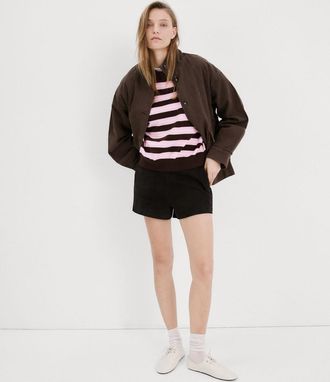 Mango Pull-over en maille &agrave; rayures chocolat - Femme - XXS - MANGO