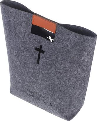 Holibanna Hemobllo Sacoche Bible en Feutre 35x24x9 Cm, Grand Paquet Fourre-tout pour Livres Bibliques, &Eacute;tui Biblique R&eacute;sistant pour Rangement Quotidien, Paquet 