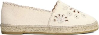 MC2 Saint Barth Femme, Chaussures, Beige, Taille: 38 EU Morin Sangallo Canvas Espadrilles
