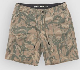 Salty Crew Transom Tech Shorts light camo