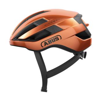 ABUS Rennradhelm WingBack - einfacher Roadhelm für sportliches Fahren im Alltag und in der Freizeit - für Erwachsene und Jugendliche - Orange, Größe M