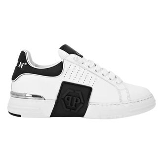 Philipp Plein Lo-Top Sneakers Hexagon - - Shoes - unisex - Wei&szlig; - 37 EU