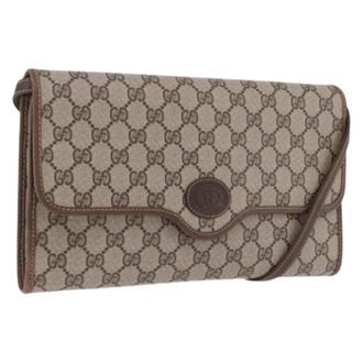 Gucci Sac bandouli&egrave;re vintage GG Canvas Pre-owned - Femme - Pre-owned - Brun - Taille: ONE Size