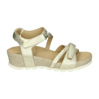 Durea Goldene Sandale mit Herausnehmbarer Innensohle - - Shoes - Damen - Beige - 40 1/2 EU