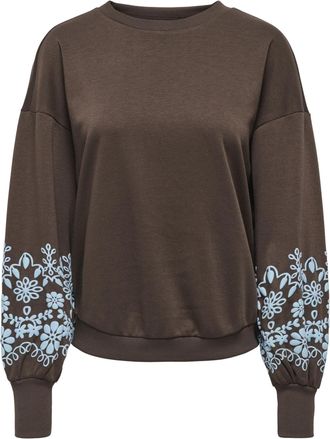 Only Onlbrooke L/S O-Neck Flower SWT Noos
