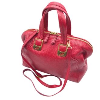 Fendi Pre-owned Cuir sacs-fendi - Femme - Pre-owned - Rouge - Taille: ONE Size
