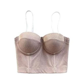 Generic Yoga Workout Design Sense Gilet corset ext&eacute;rieur transparent, Rose, XL