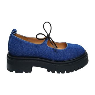 Steve Madden Femme, Chaussures, Bleu, Taille: 35 1/2 EU Mocassins
