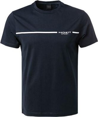 Hackett Herren T-Shirt blau Baumwolle