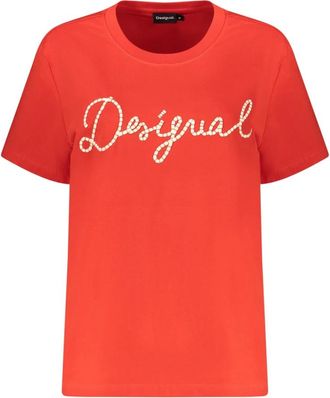 Desigual Neena T-Shirt - - Tops - Damen - Rot - XS