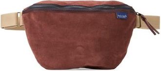 Bleu de Chauffe Sac banane New Beat XL en cuir de vache su&eacute;d&eacute;