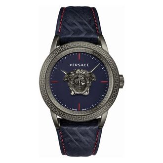 Versace Palazzo Empire Uhr - - Accessories - Herren - Blau - ONE SIZE