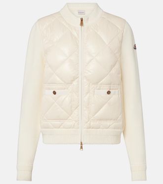 Moncler Daunenjacke mit Strick