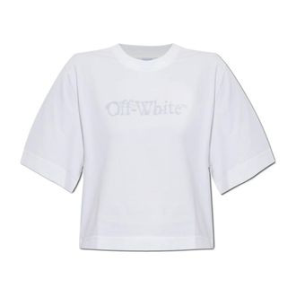 Off-white Femme, Tops, Blanc, Taille: 40 FR T-shirt court ample