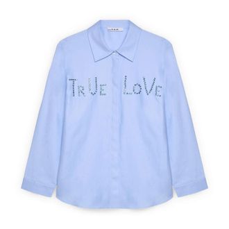 Fiorella Rubino Damen, Blusen & Hemden, Blau, 3XLGr&ouml;&szlig;e