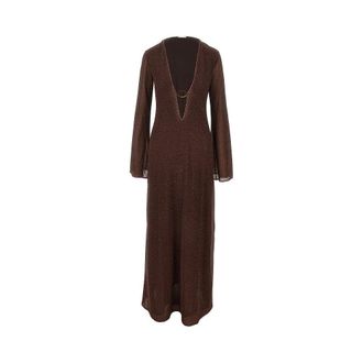 Os&eacute;ree Lumi&egrave;re long kaftan dress Woman M