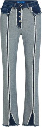 Karl Lagerfeld Femme, Jeans, Bleu, Taille: W30 L30 Jean Droit Inside-out