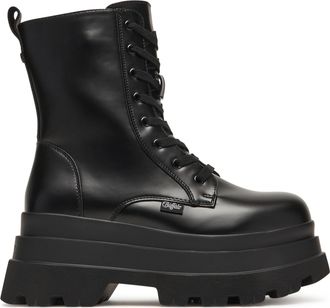 Buffalo Schn&uuml;rschuhe Buffalo Jupiter Lace Up Mid 1622609 Schwarz