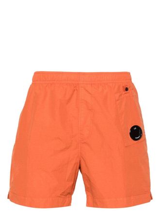 C.P. Company Badeshorts mit Lens-Detail - Orange