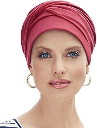 Christine Headwear Mila Turban, Lipstick Red, Taille Unique aux Femmes
