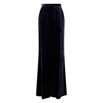 Alberta Ferretti Eleganter langer Rock mit hoher Taille - - Skirts - Damen - Blau - S