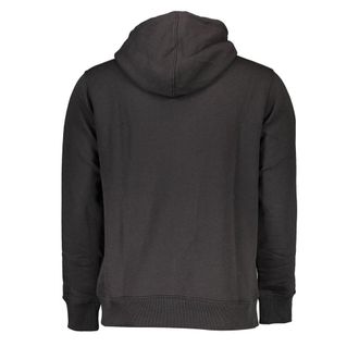 Calvin Klein Logo-Embroidered Cotton-Blend Hoodie - Black