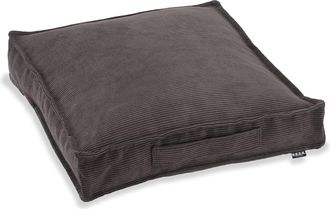 H.O.C.K. Cord Wave Matratzenkissen Bodenkissen 50x50x10cm (50x50x10cm, braun)