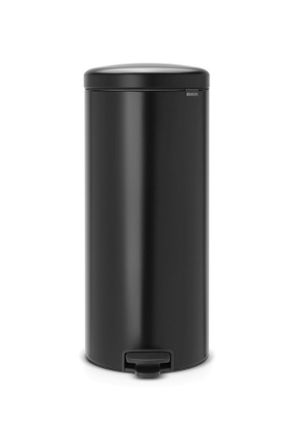 Brabantia Abfalleimer NEW Icon, Schwarz, Kunststoff, 30 L, 29.3x67.9x38 cm, Küchen, Küchenausstattung, Mülleimer