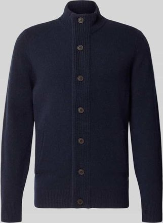 Barbour Cardigan mit Stehkragen Essential PATCH
