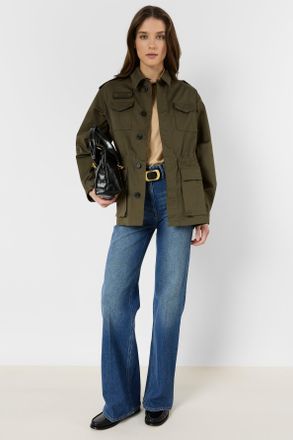 Gerard Darel Veste esprit militaire - TESSAIA - Vert Kaki